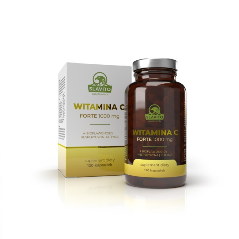 WITAMINA C Forte 1000 mg Slavito - 120 kapsułek ...